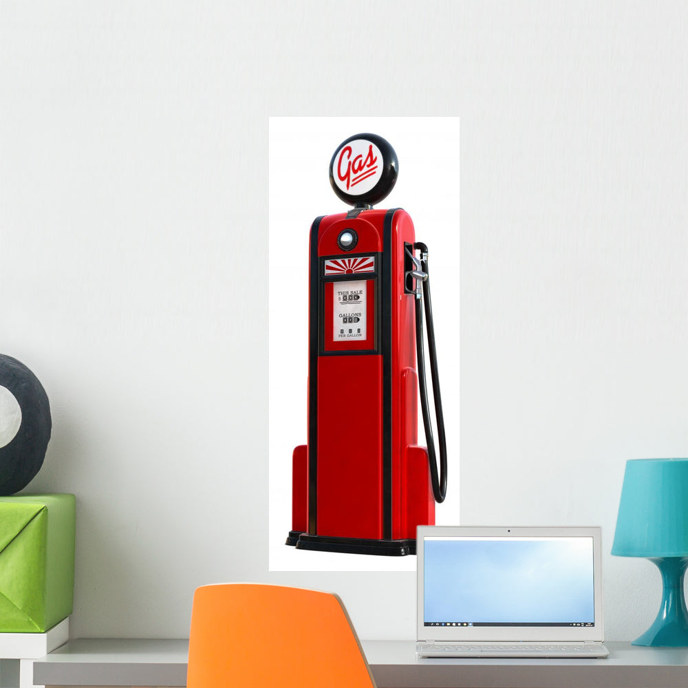 1950s Gas Pump Wall Mural – Wallmonkeys