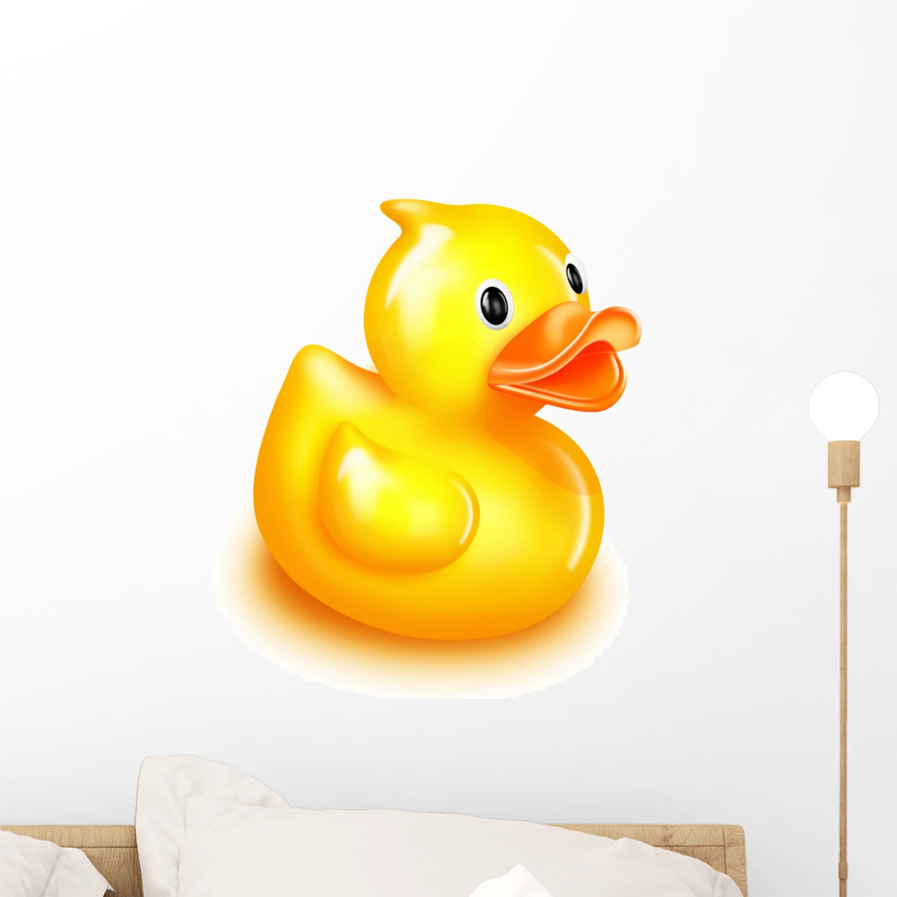 Illustrated Rubber Duck Wall Decal – Wallmonkeys