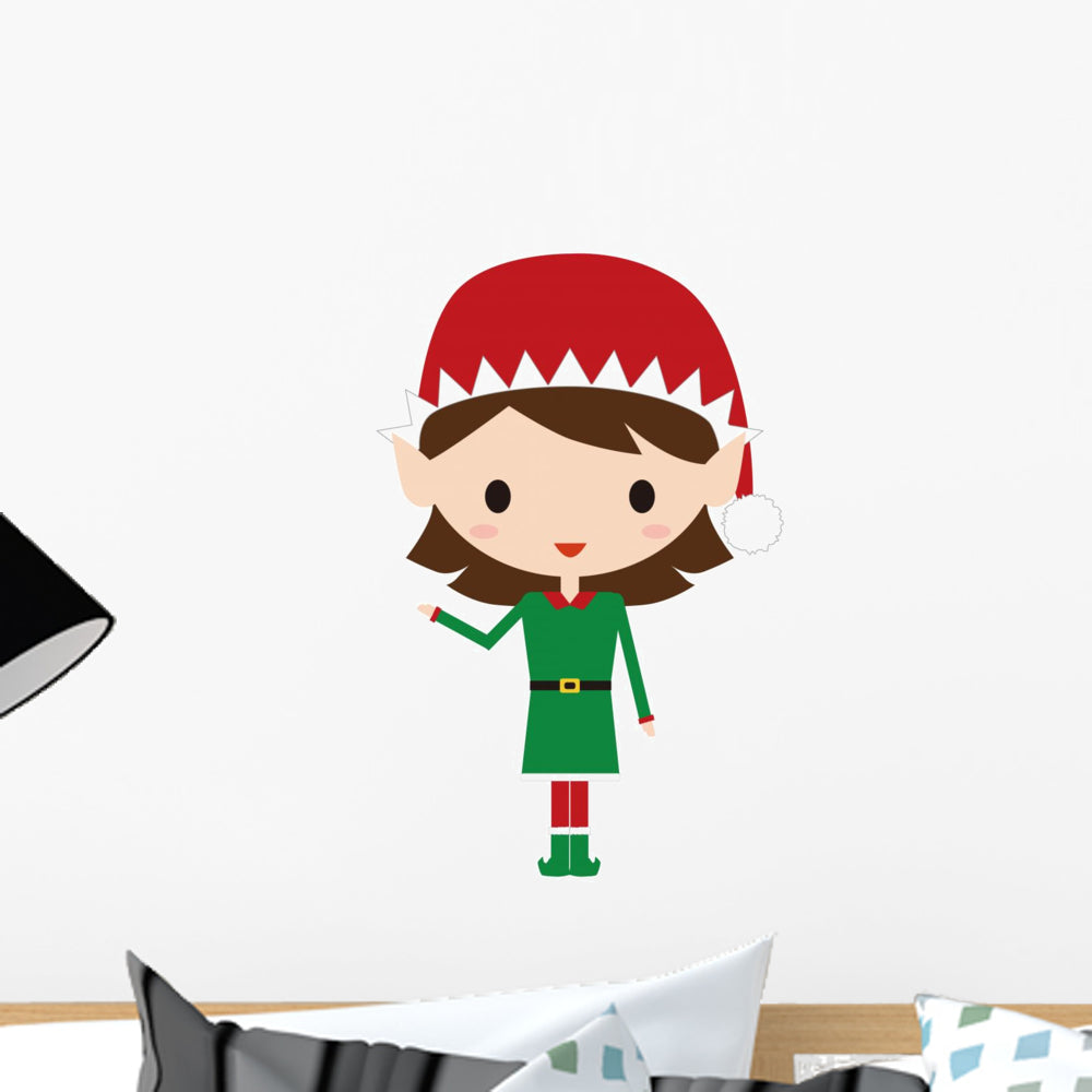 Christmas Elf Wall Decal – Wallmonkeys