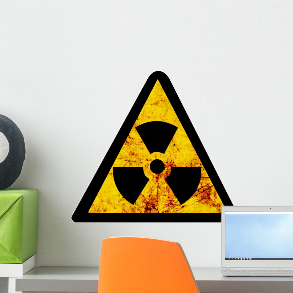 Bloody Nuclear Sign Wall Decal – Wallmonkeys