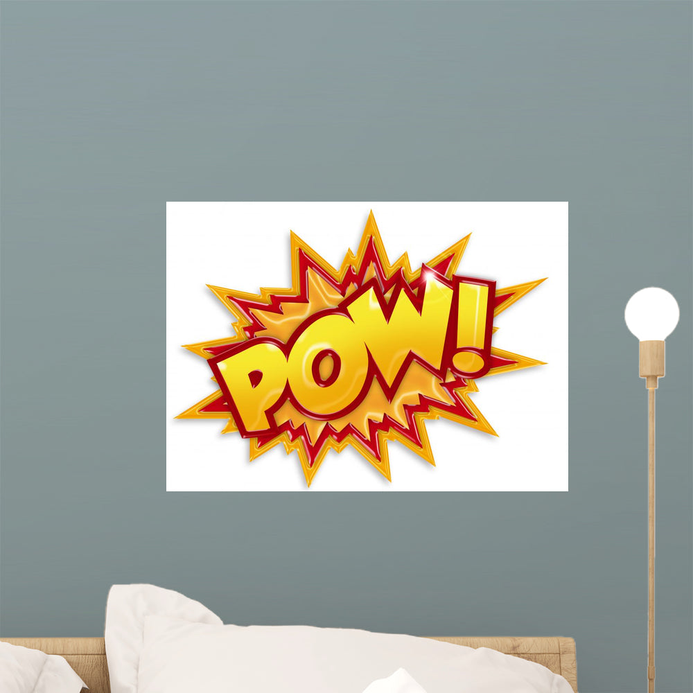 Cartoon Pow Wall Decal – Wallmonkeys