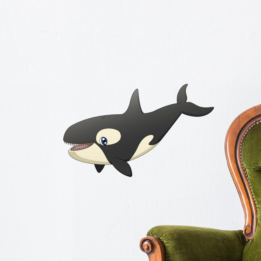Orca Singing Wall Decal – Wallmonkeys