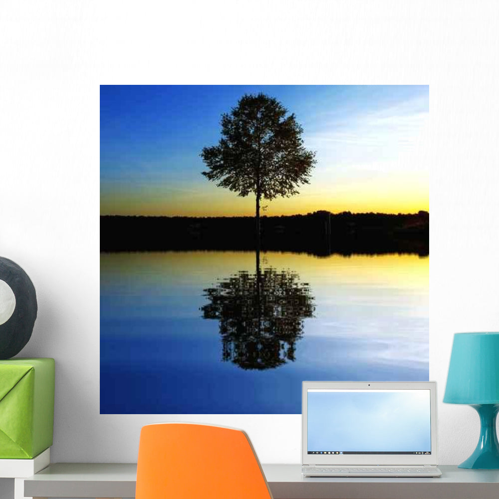 Dual World Wall Decal - WallMonkeys.com – Wallmonkeys