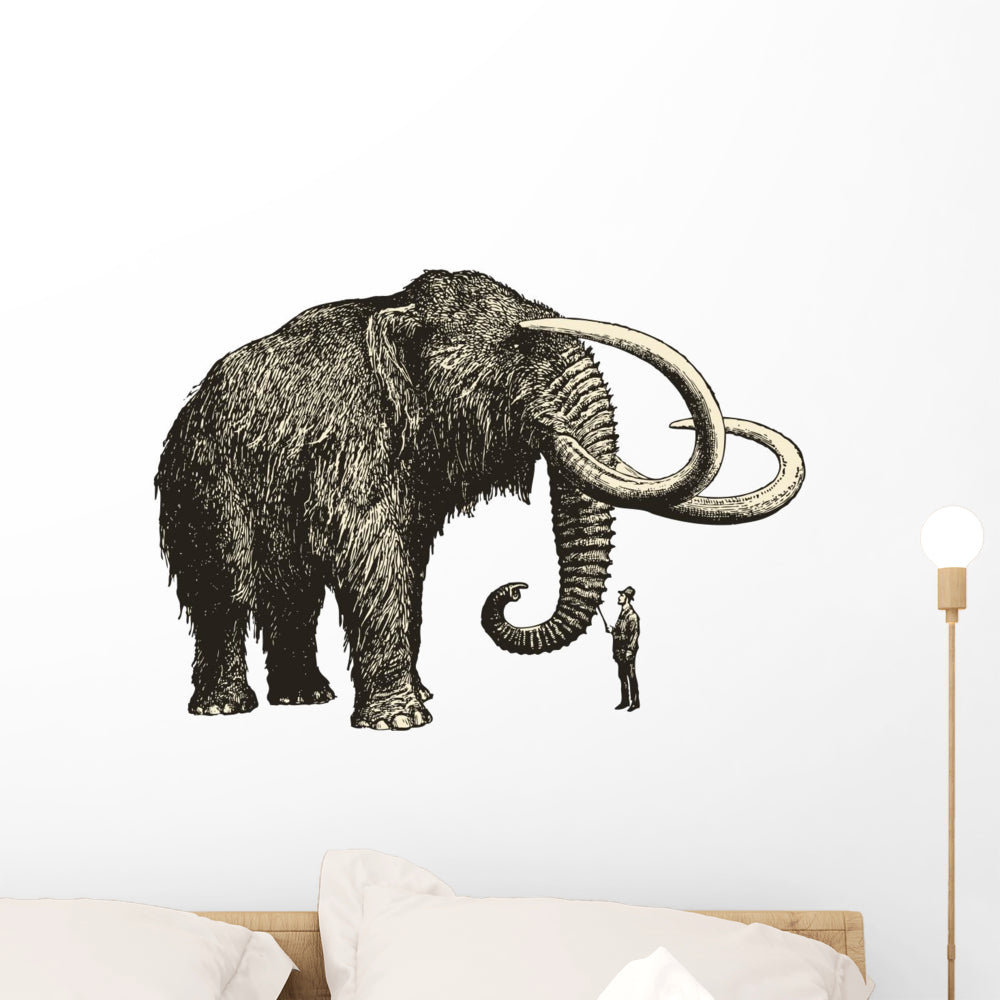 Huge Mammoth Front Little Wall Decal – Wallmonkeys