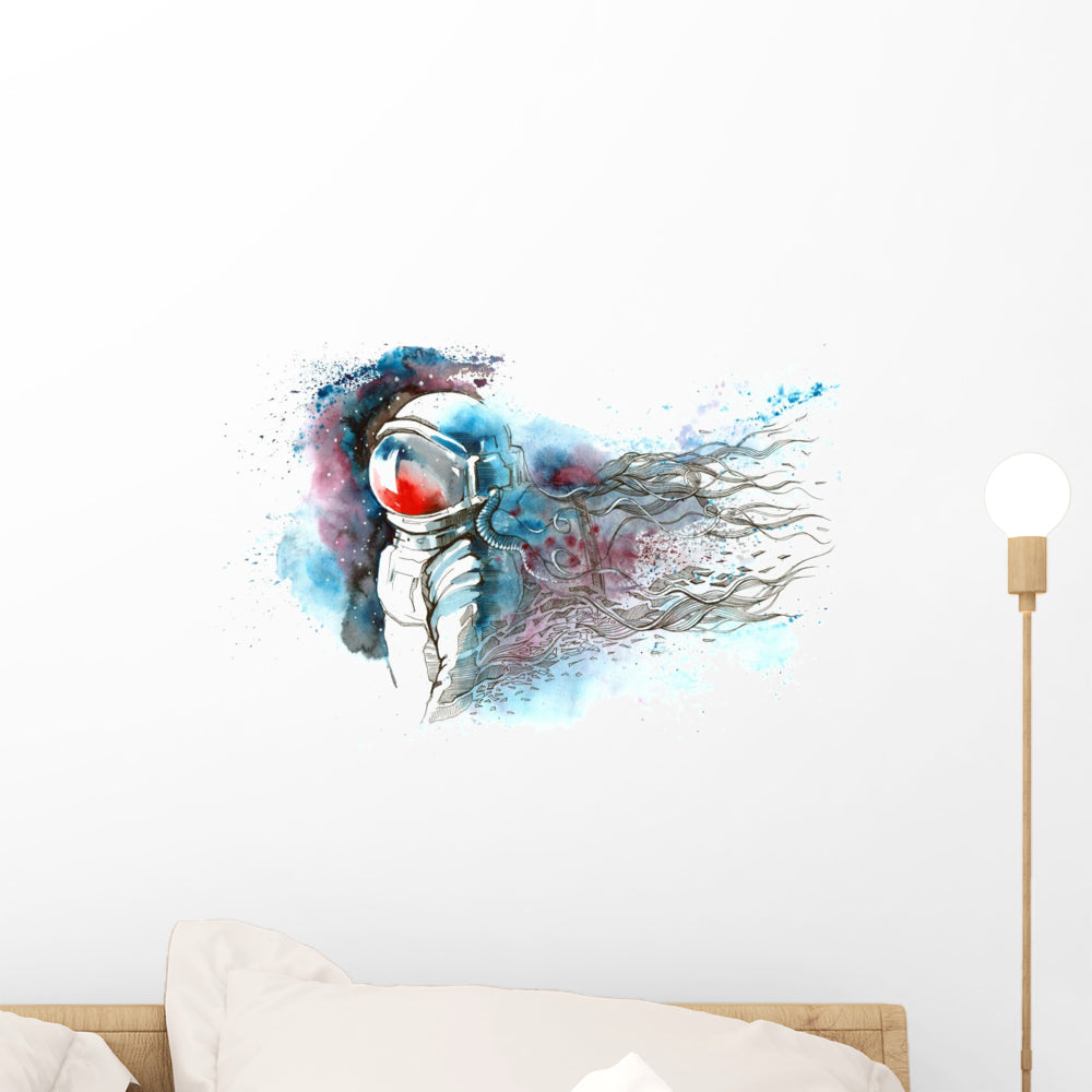 Astronaut Wall Mural – Wallmonkeys