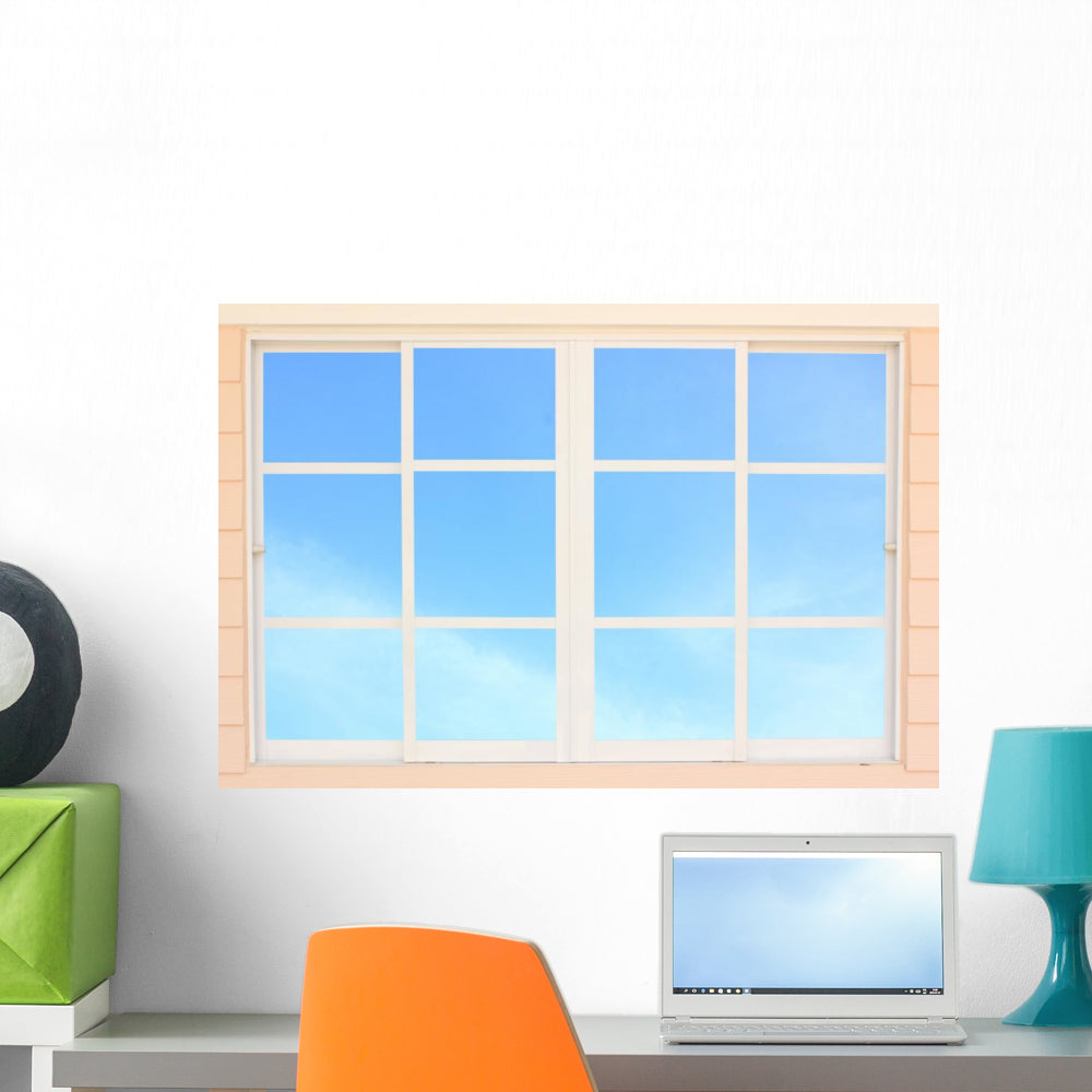 Modern Residential Window Wall Mural – Wallmonkeys