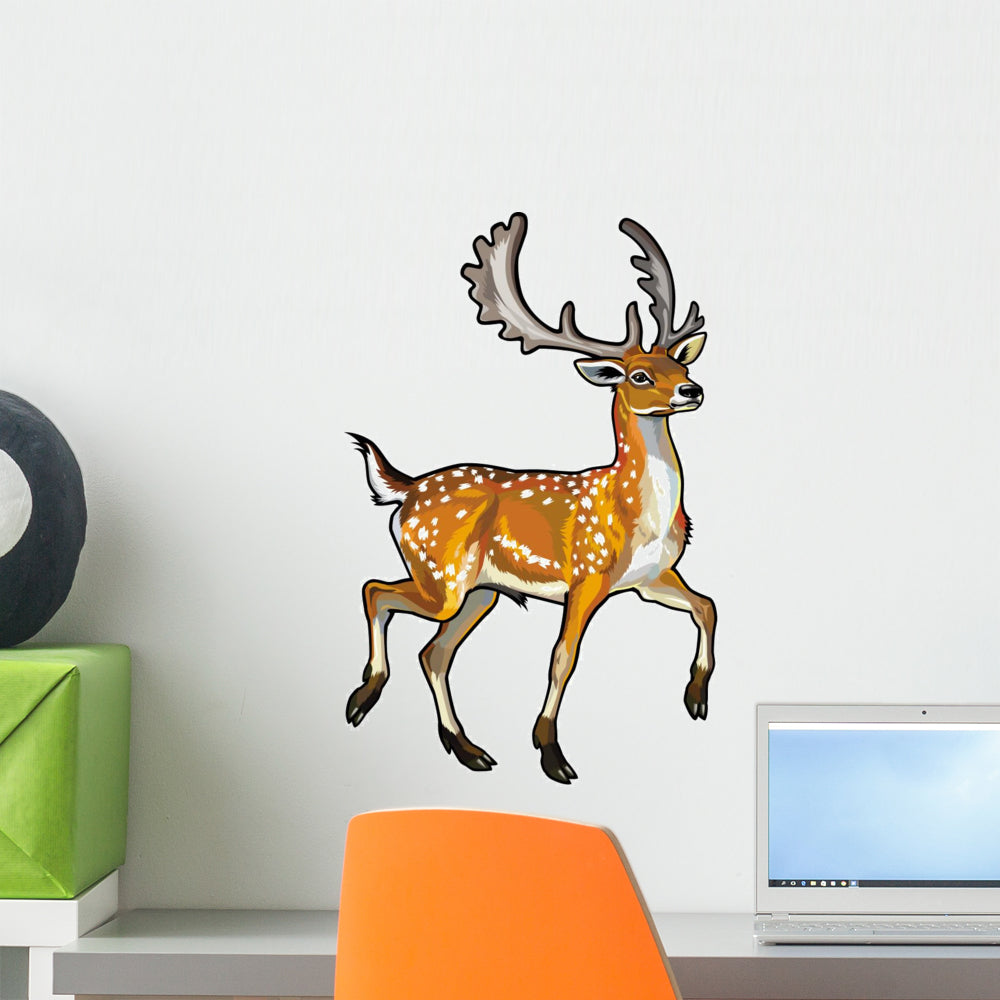 Fallow Deer Wall Decal – Wallmonkeys