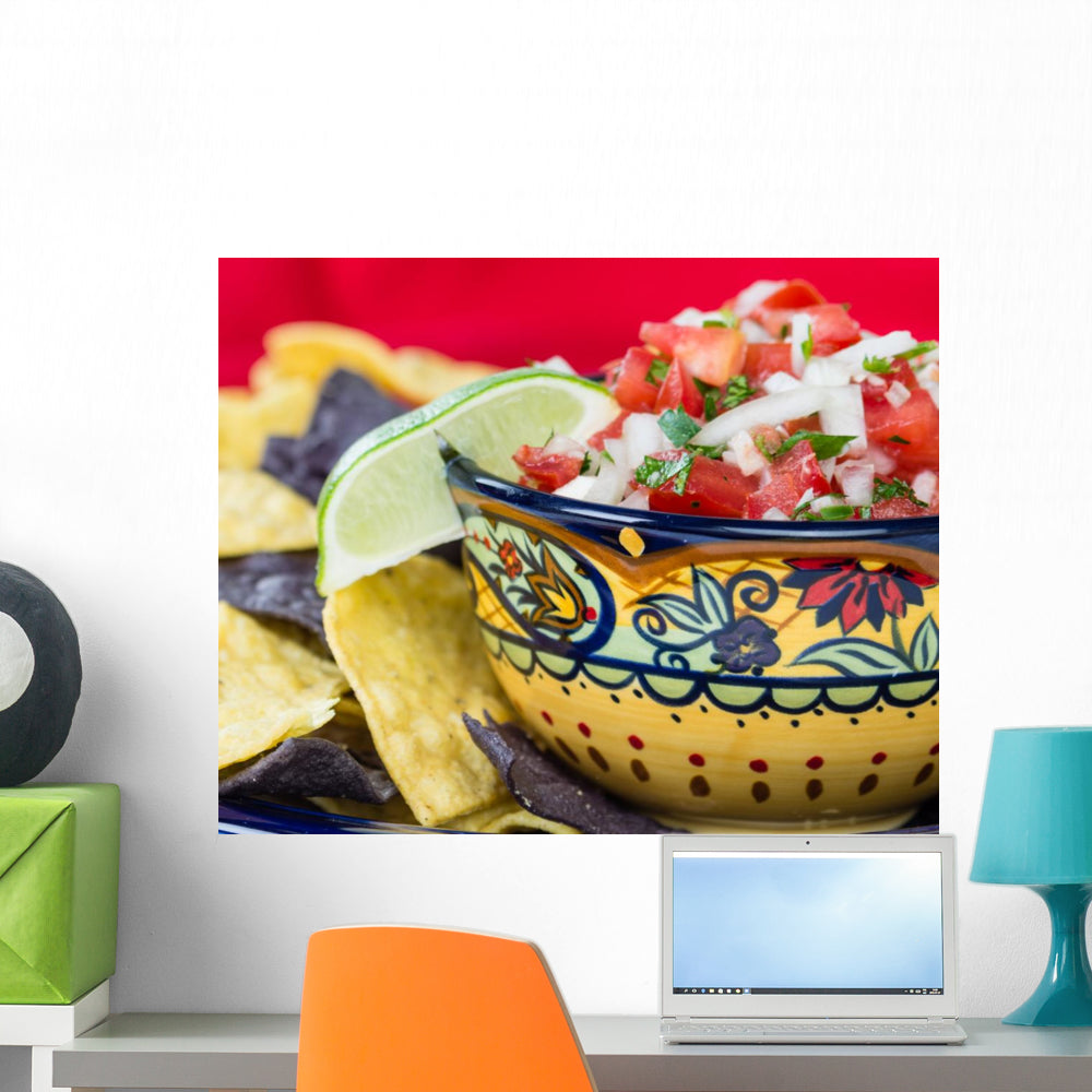 Bowl Spicy Salsa and Wall Mural – Wallmonkeys
