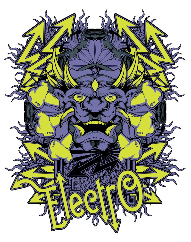 Electro Wall Decal – Wallmonkeys