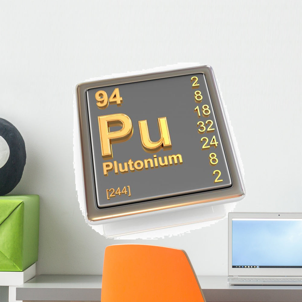 Plutonium Chemical Element Wall Decal - WallMonkeys.com – Wallmonkeys