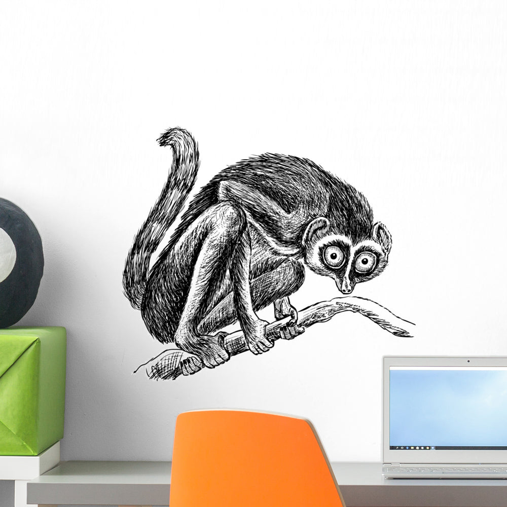 Lemur Wall Decal – Wallmonkeys