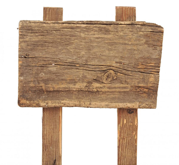 Old Wooden Sign Post