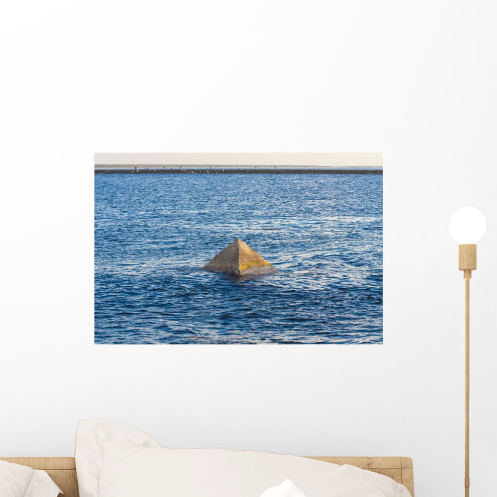 Stone Pyramid Protruding from – Wallmonkeys