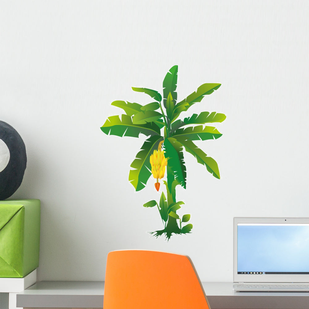 Banana Tree Wall Decal – Wallmonkeys