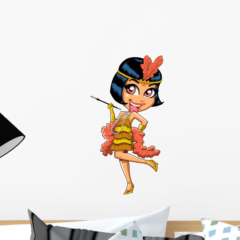 Flapper Wall Decal - WallMonkeys.com – Wallmonkeys