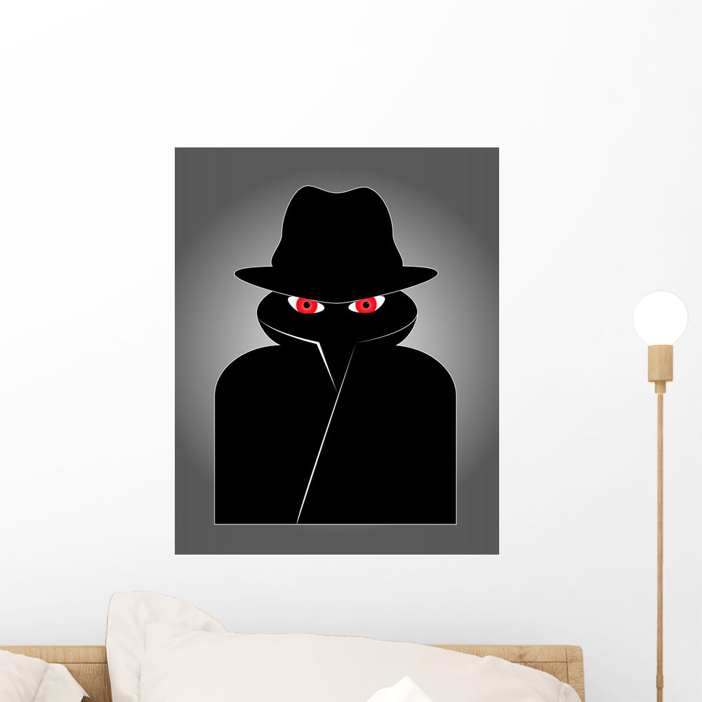 Spy with Red Eyes Wall Mural – Wallmonkeys