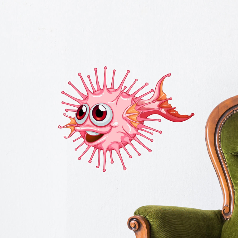 Unique Puffer Fish Wall Decal – Wallmonkeys