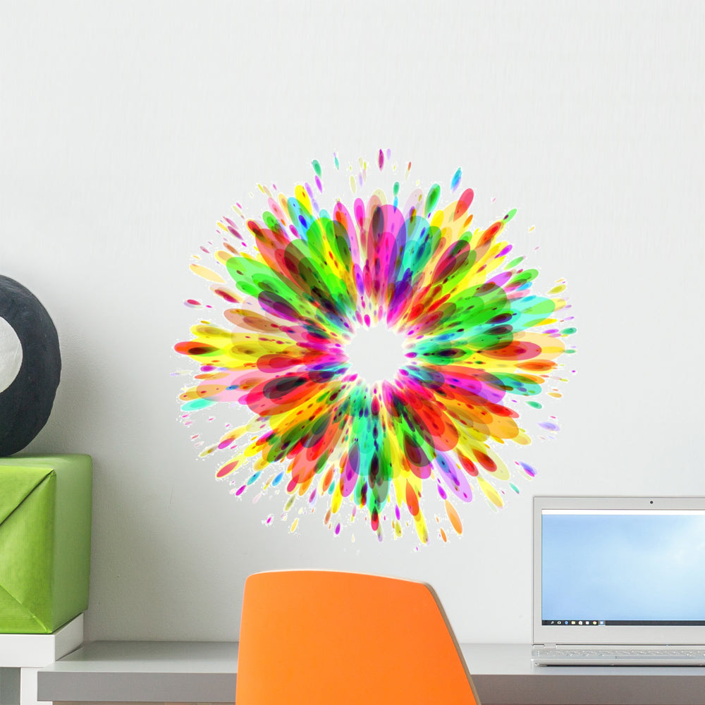 Colorful Paint Splash Wall Decal – Wallmonkeys