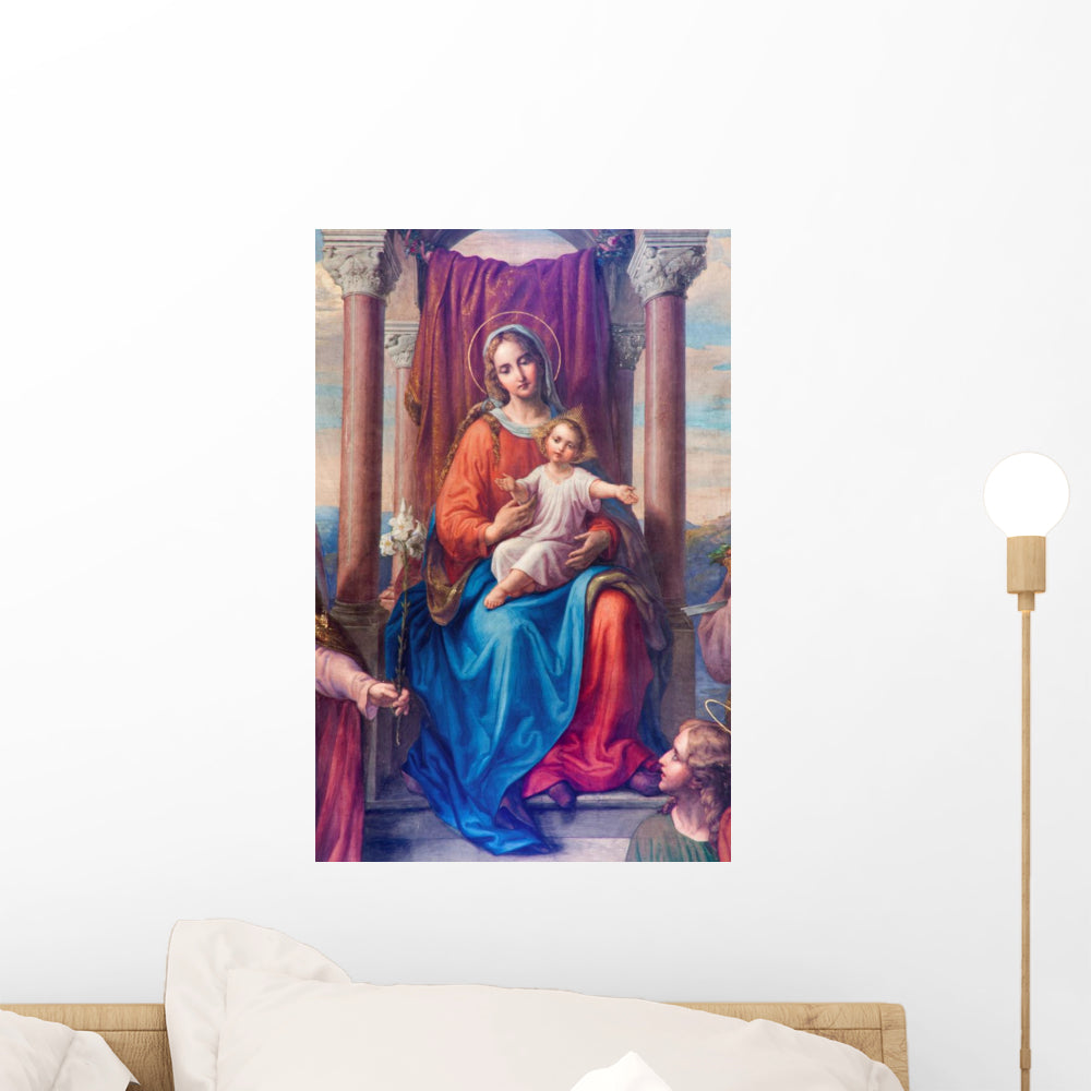 Vienna Detail Fresco Madonna Wall Decal - WallMonkeys.com – Wallmonkeys
