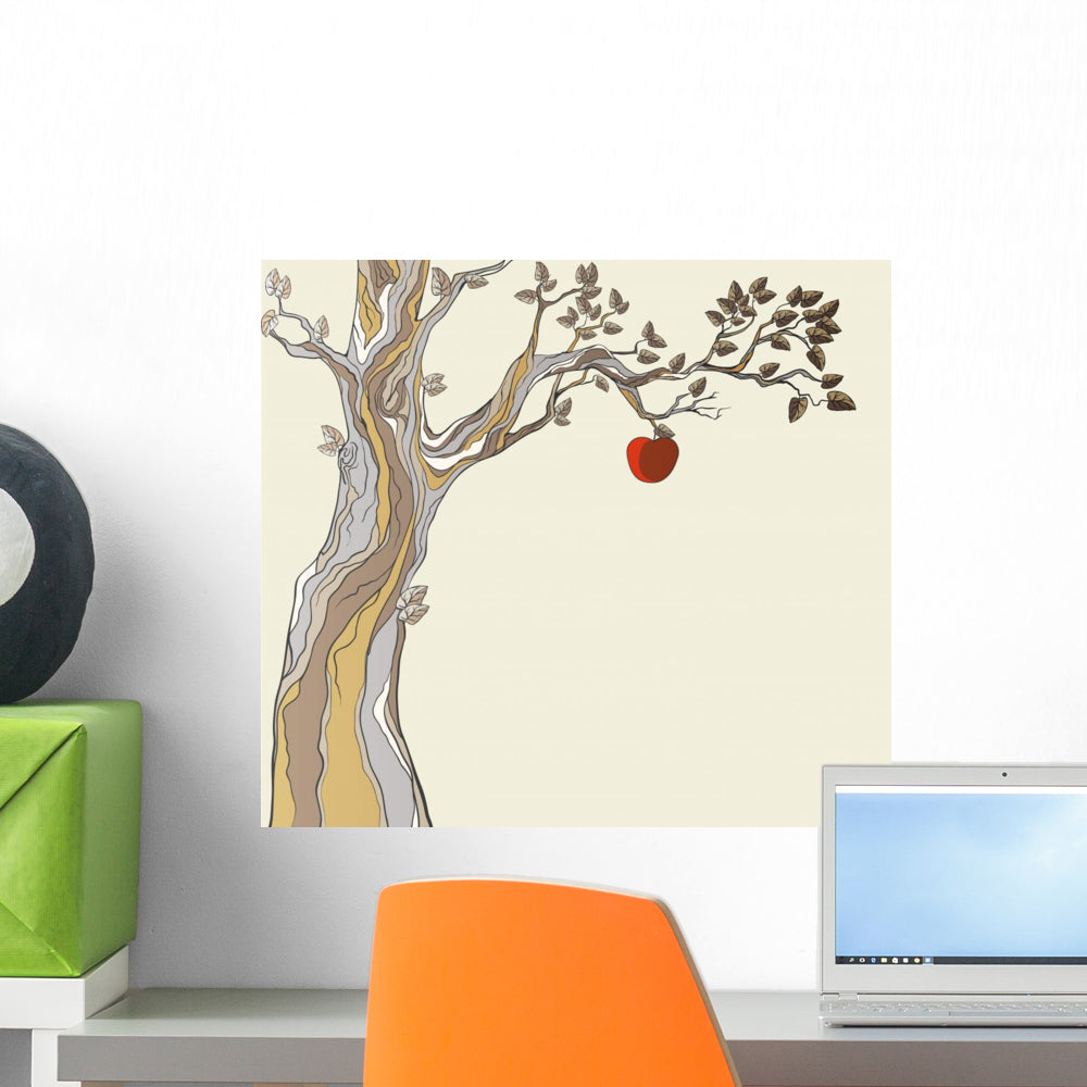 Original Sin Tree with Wall Decal - WallMonkeys.com – Wallmonkeys