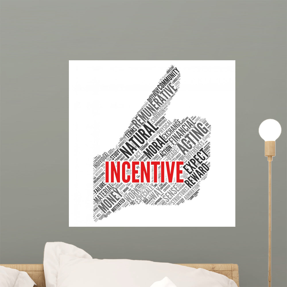 Incentive Wall Decal - WallMonkeys.com – Wallmonkeys