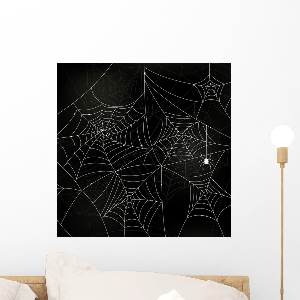 Vector Illustration Scary Spider Wall Decal Design 1 - WallMonkeys.com ...