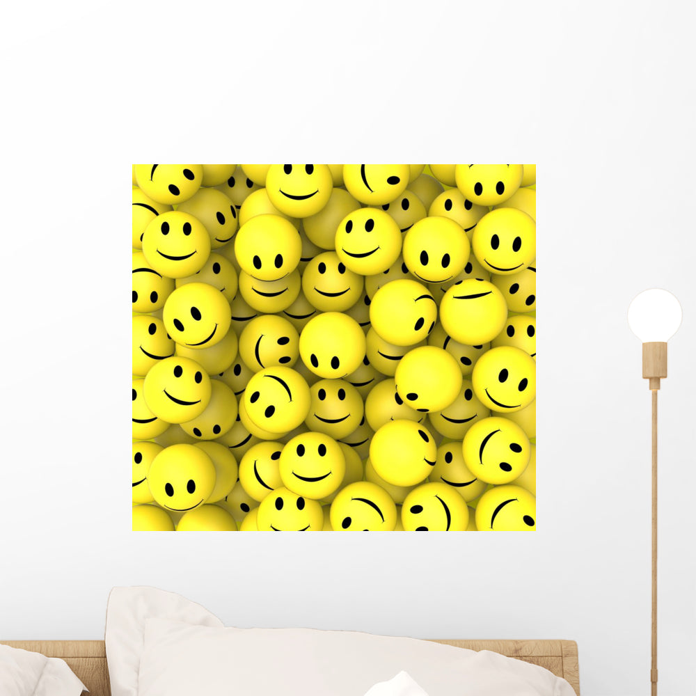 Smileys Show Happy Cheerful Wall Decal - WallMonkeys.com – Wallmonkeys