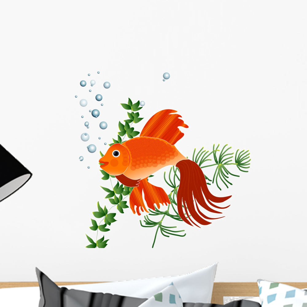 Goldfish Wall Decal Design 1 - WallMonkeys.com – Wallmonkeys