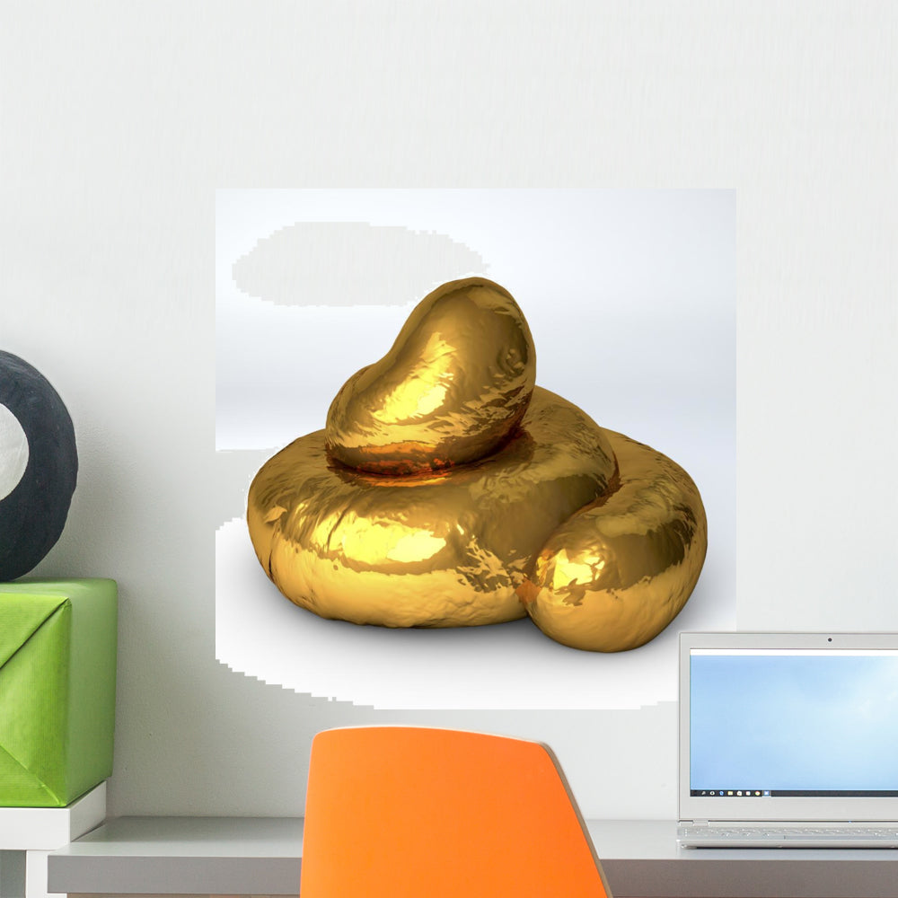 Golden Poo Piles Valuable – Wallmonkeys