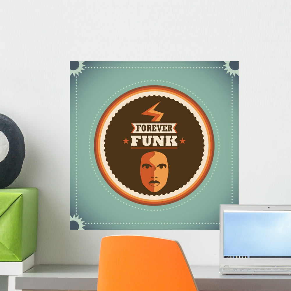 Retro Funk Poster – Wallmonkeys