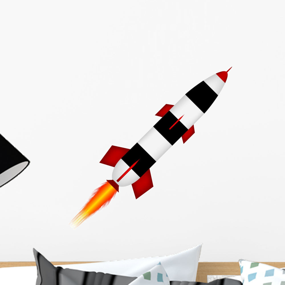 Starting Rocket Wall Decal – Wallmonkeys
