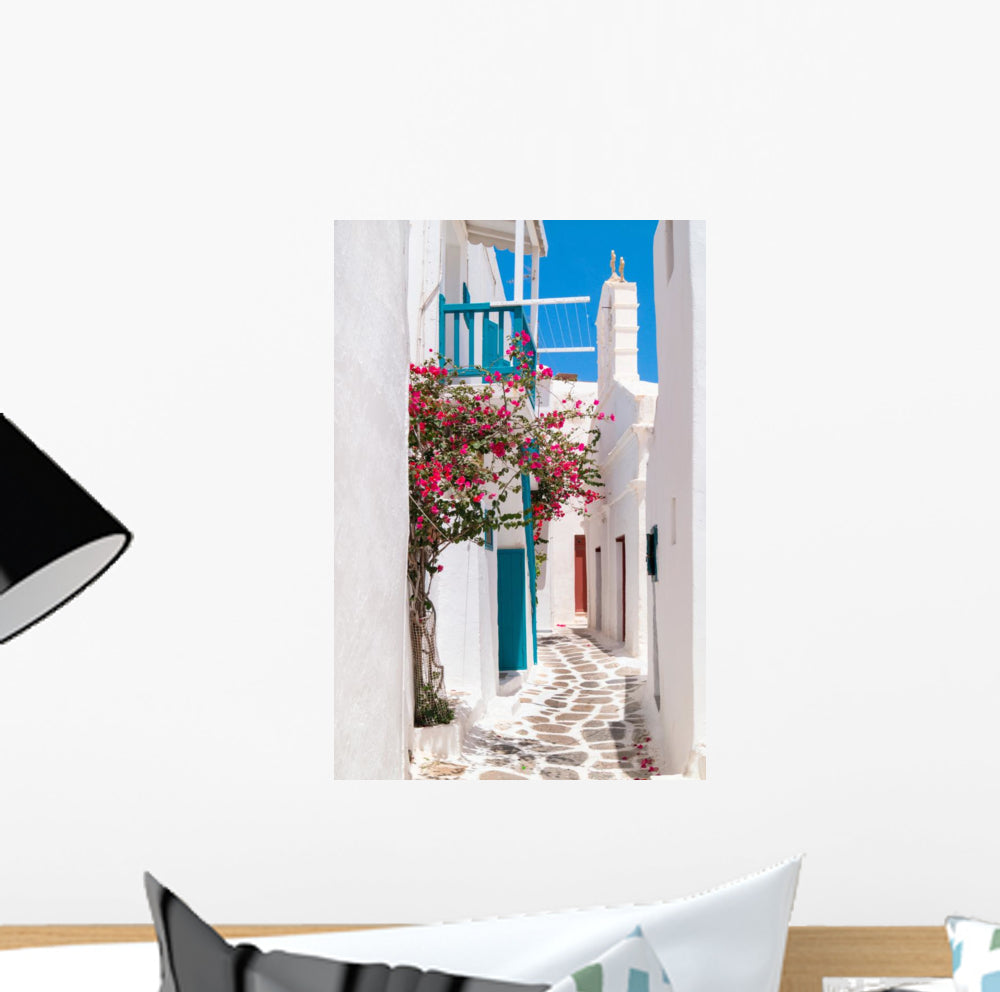 Traditional Greek House Mykonos Wall Decal – Wallmonkeys