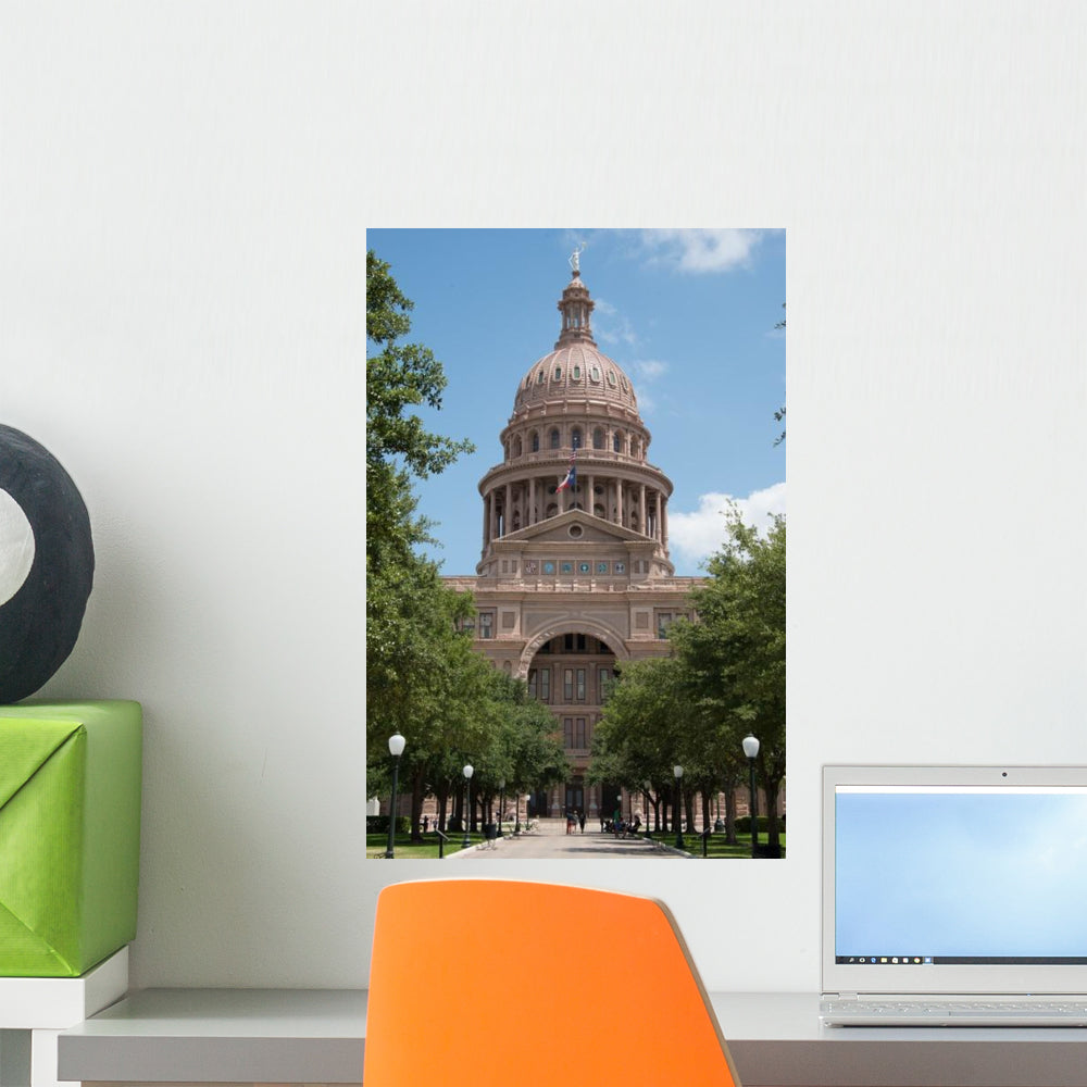 Capitol Building Austin Wall Decal - WallMonkeys.com – Wallmonkeys