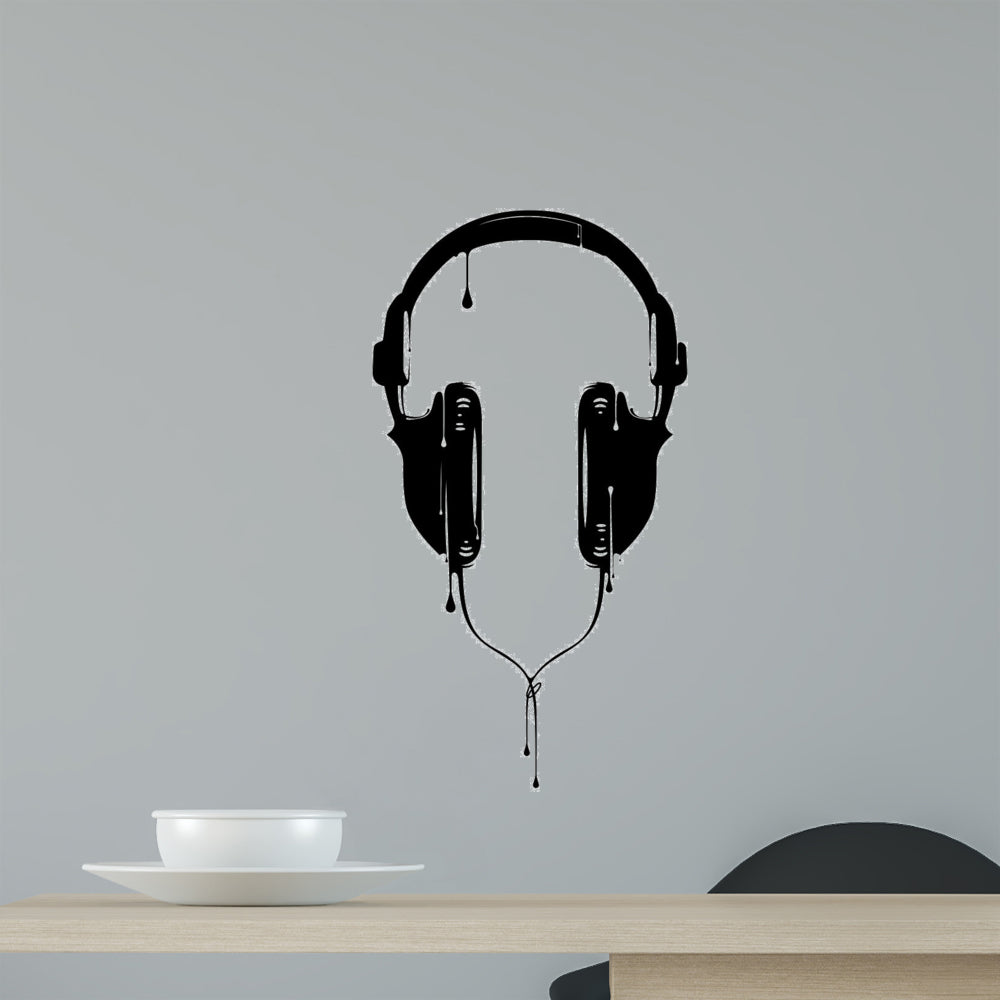 Painted Headphones Wall Decal – Wallmonkeys