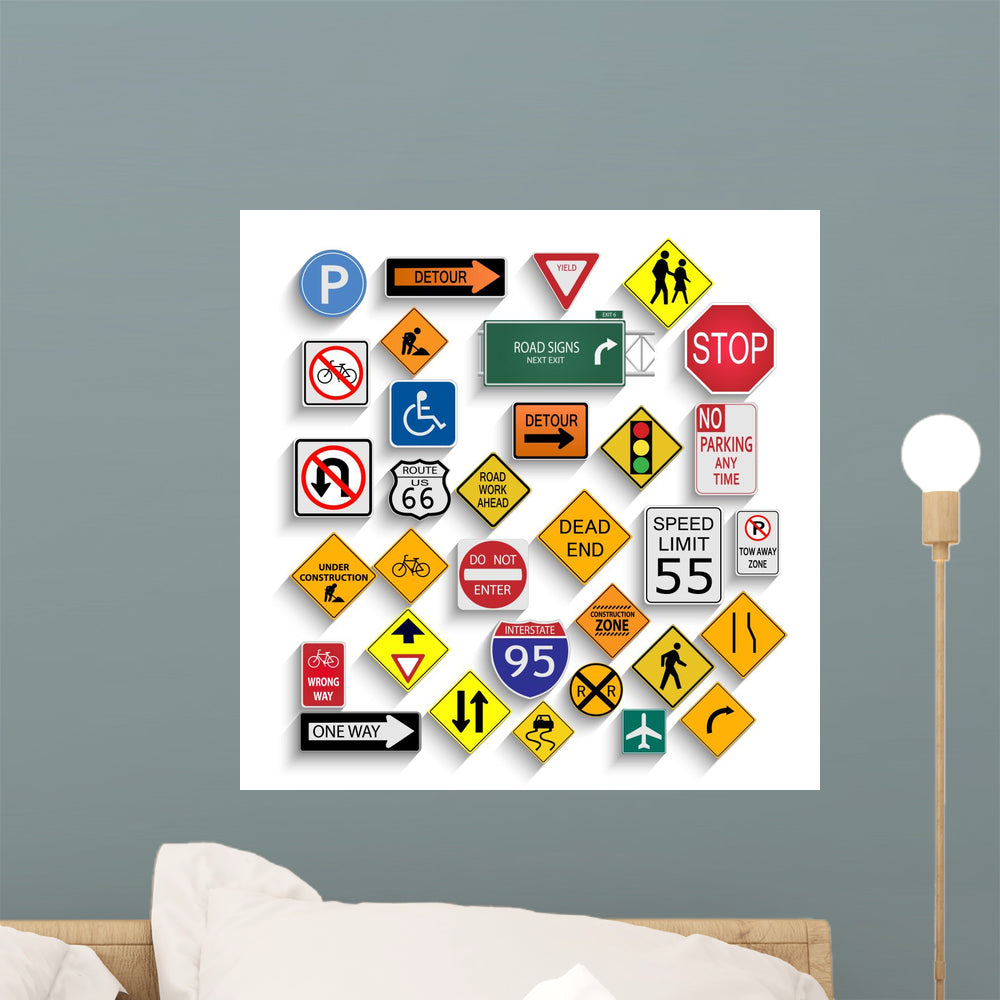 Road Signs – Wallmonkeys