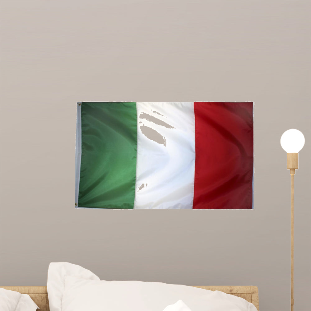 Italian Flag Wall Mural – Wallmonkeys