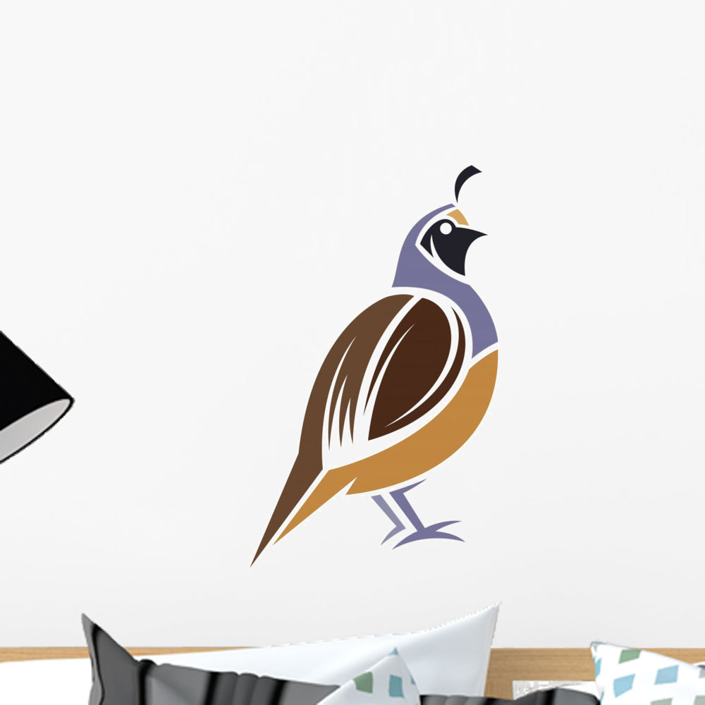 California Quail Wall Decal - WallMonkeys.com – Wallmonkeys