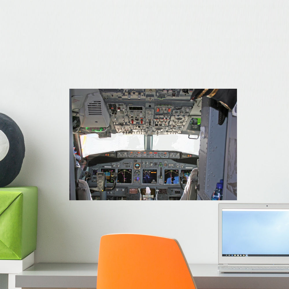 Airplane Cockpit Wall Mural – Wallmonkeys