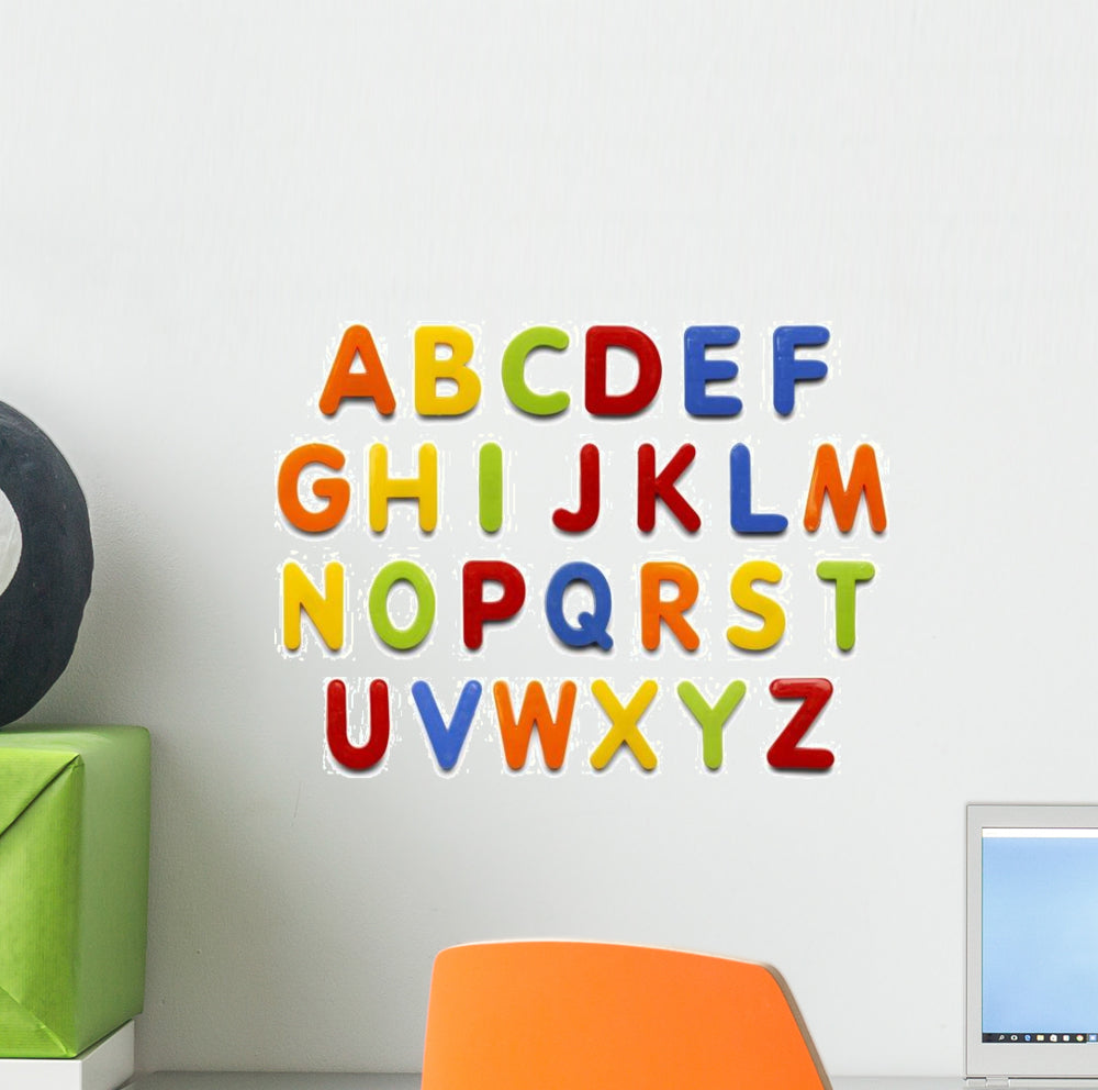 Primary Colors Alphabet Wall Decal - WallMonkeys.com – Wallmonkeys