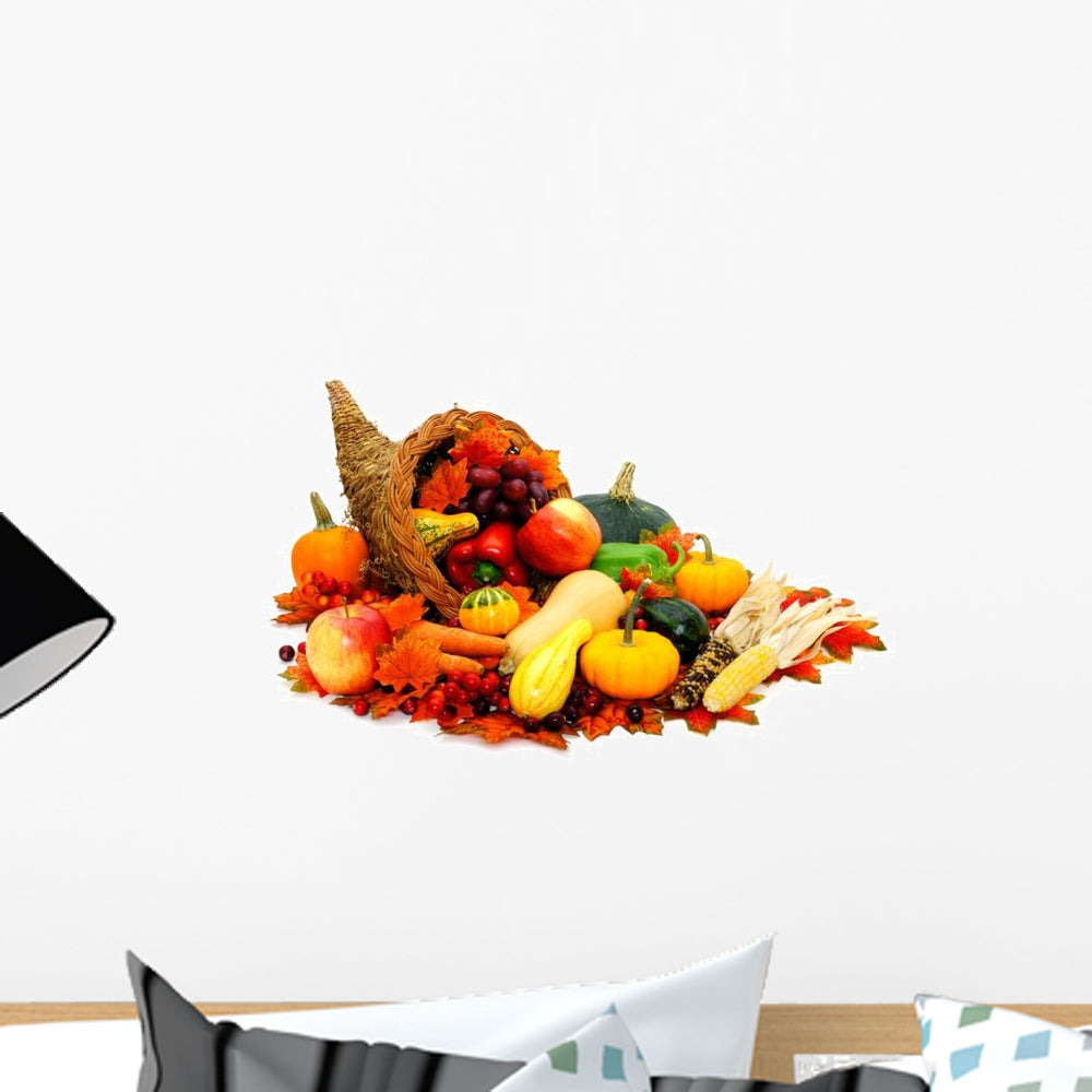 Thanksgiving Cornucopia Wall Decal - WallMonkeys.com – Wallmonkeys