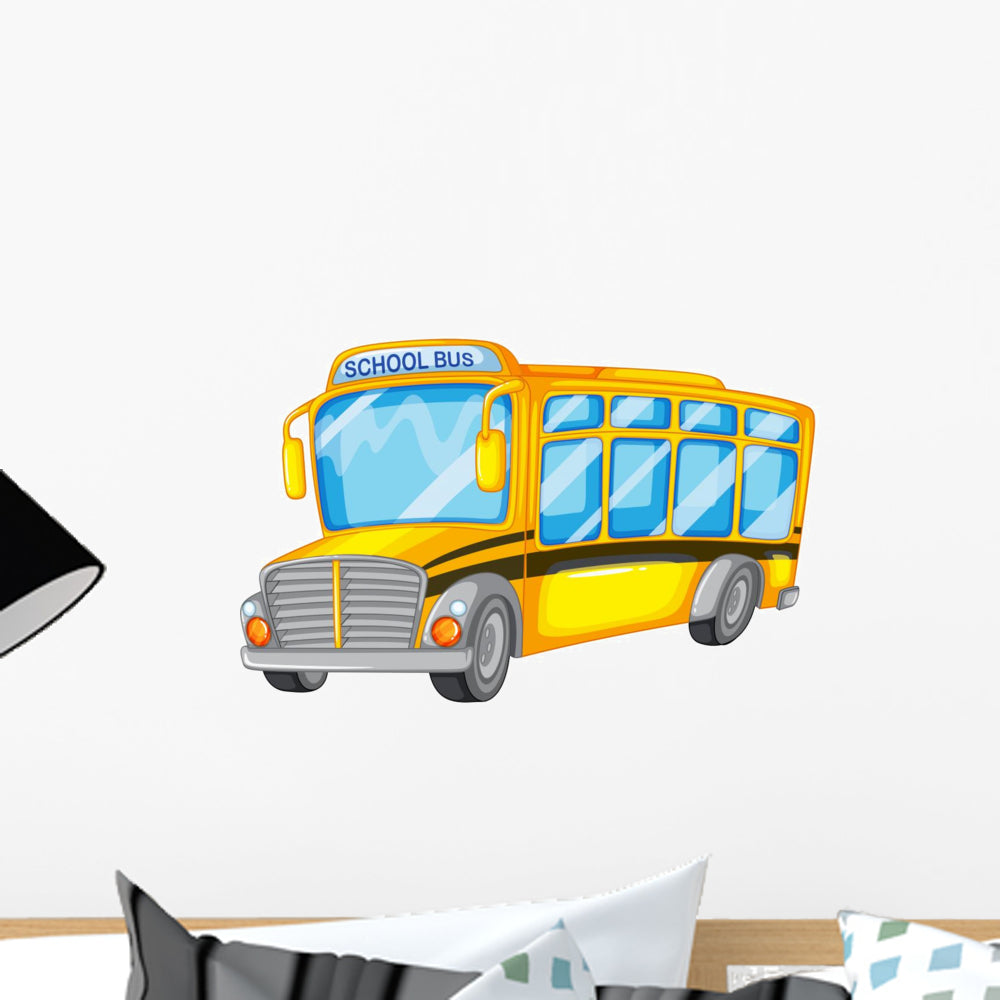 School Bus Wall Decal - WallMonkeys.com – Wallmonkeys