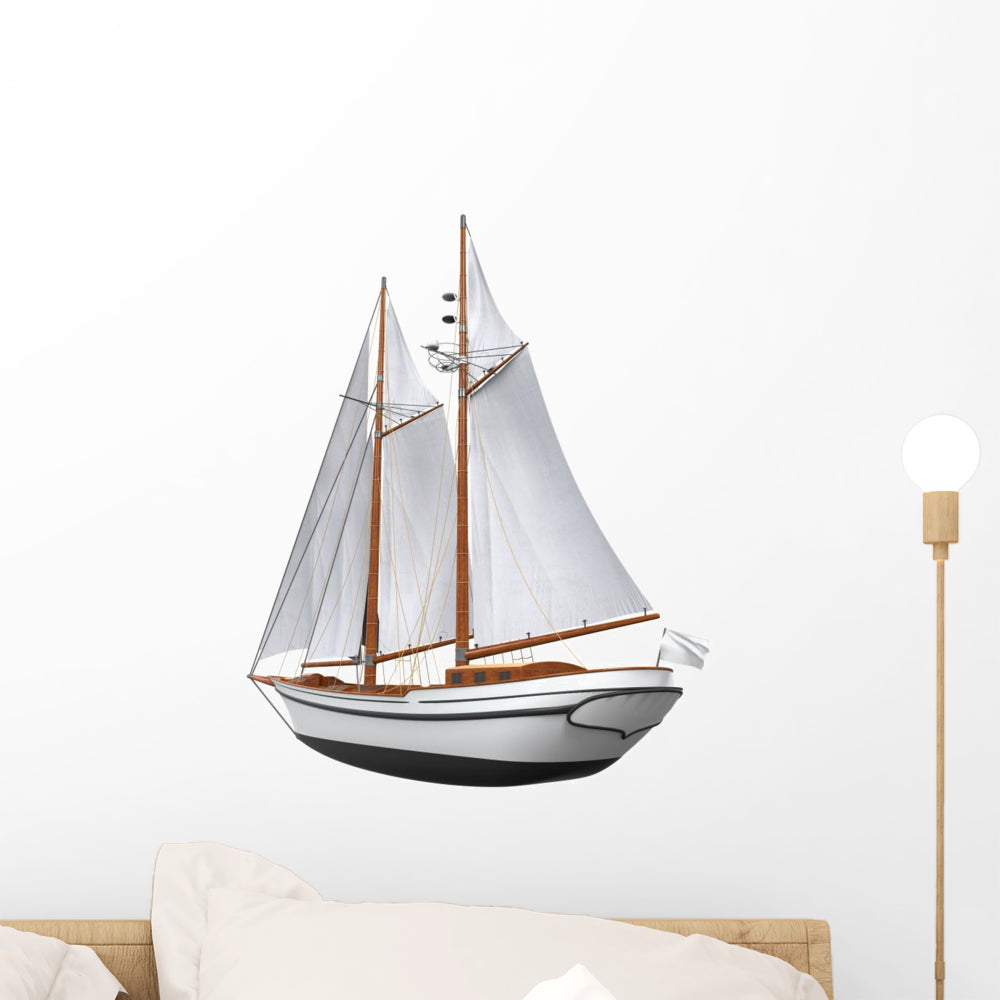 Sail Ship Wall Decal - WallMonkeys.com – Wallmonkeys