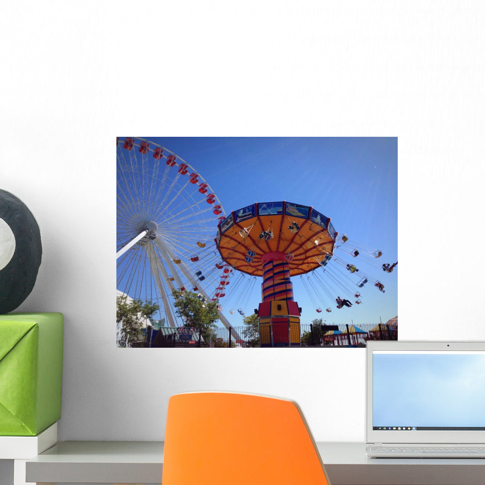 Chicago Navy Pier Wall Decal - WallMonkeys.com – Wallmonkeys