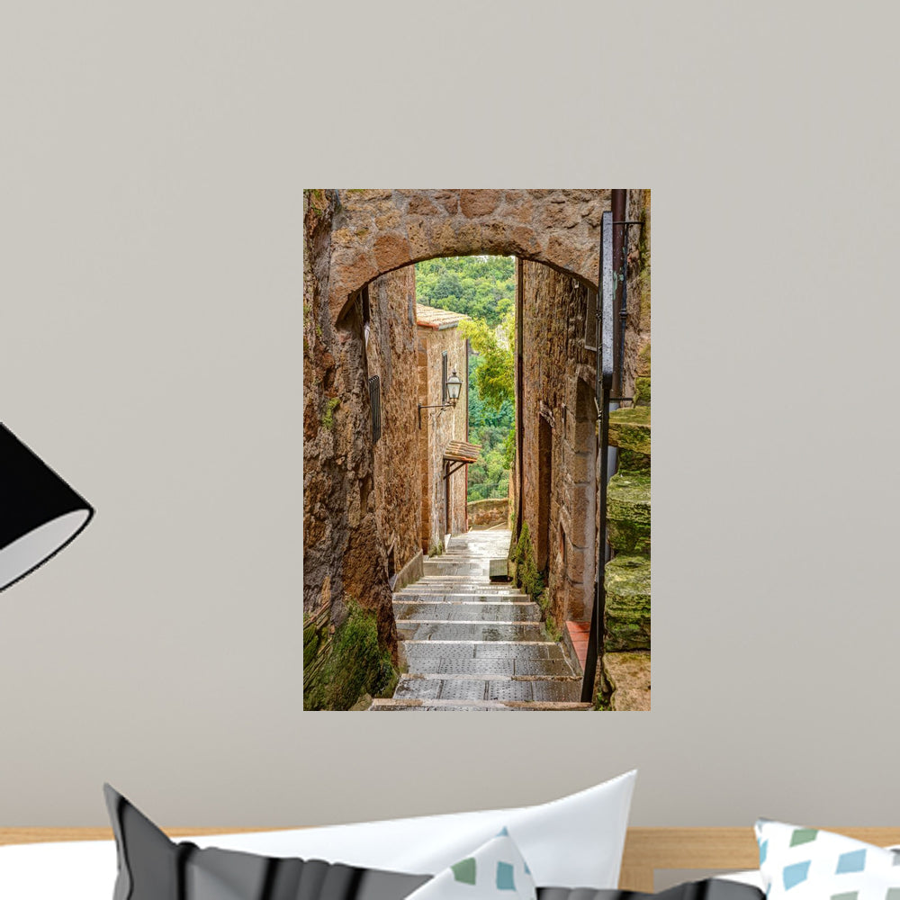 Pitigliano Tuscany Italy Wall Decal - WallMonkeys.com – Wallmonkeys