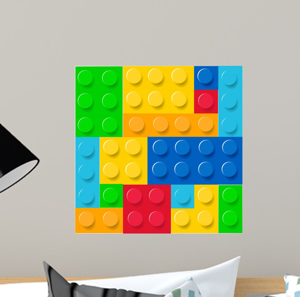 Lego Blocks Pattern Vector – Wallmonkeys
