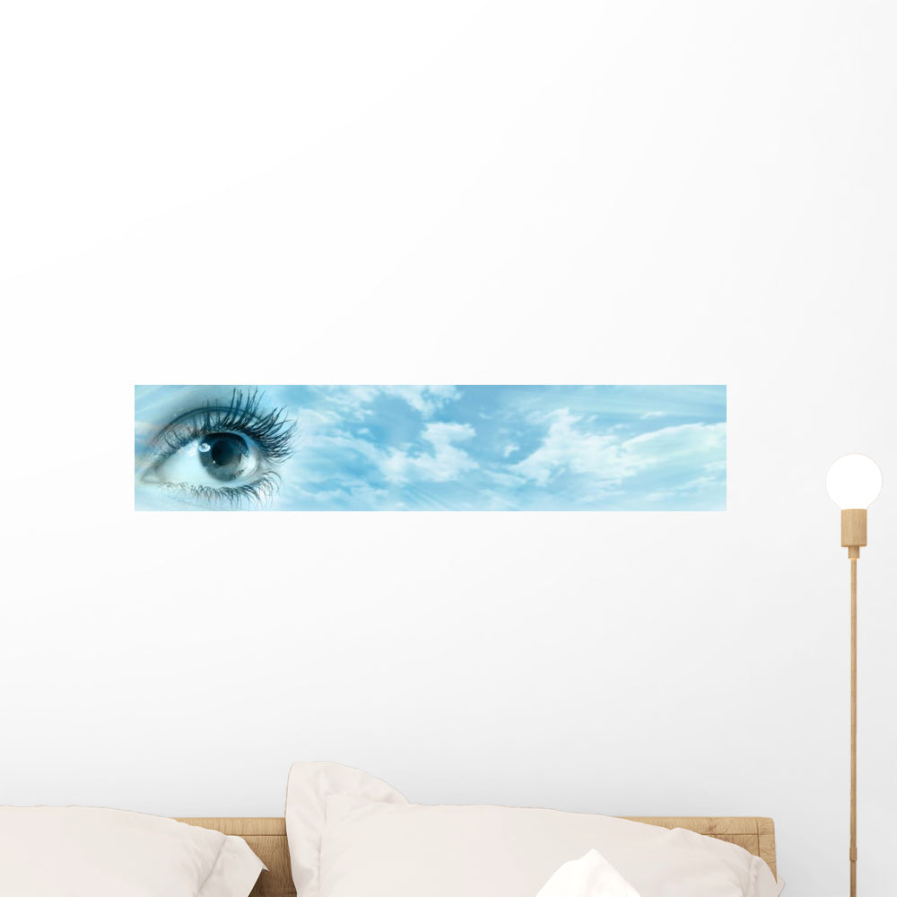 Human Eye Wall Mural Panoramic – Wallmonkeys