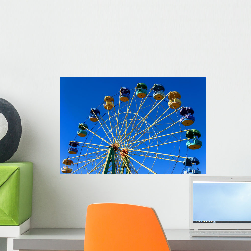 Ferris Wheel Wall Mural – Wallmonkeys