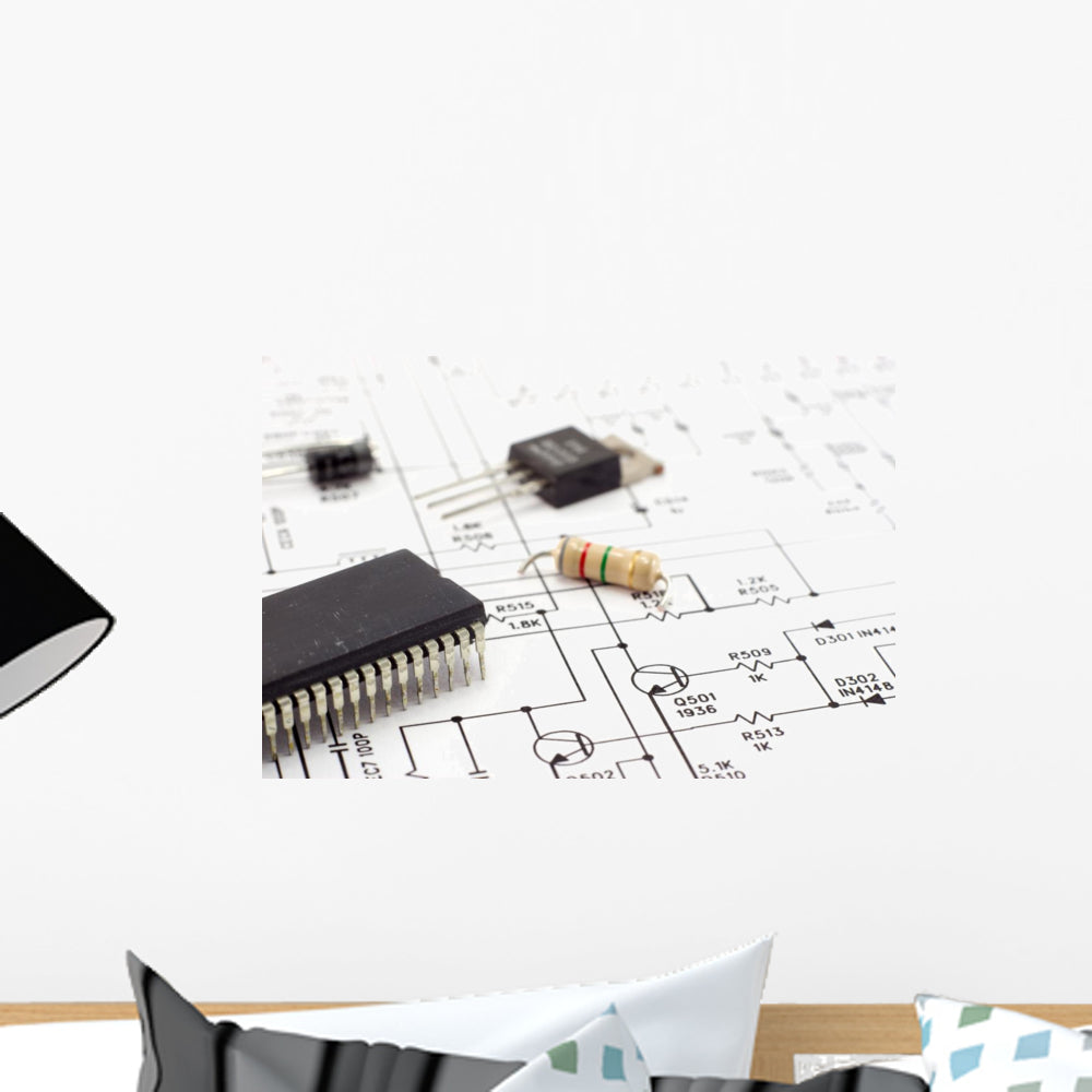 Schematic Diagram Wall Mural – Wallmonkeys