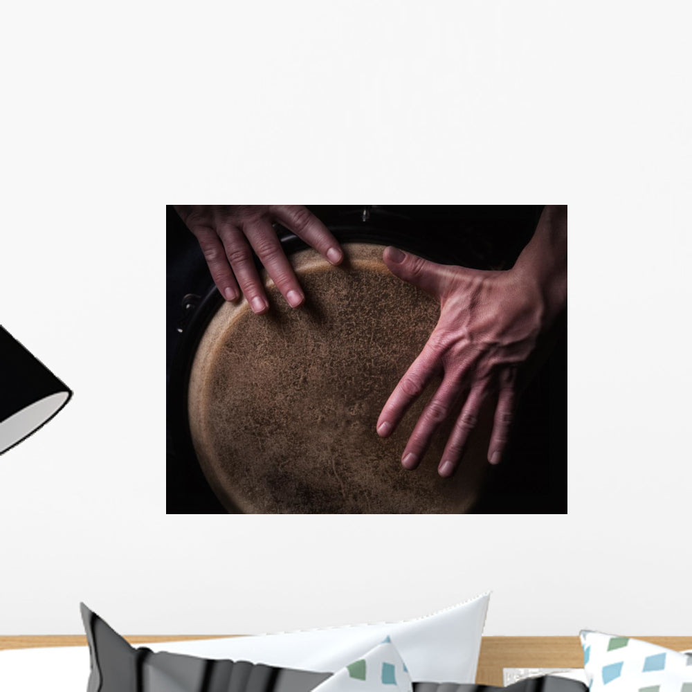 Motion Picture Bongo Player Wall Mural – Wallmonkeys