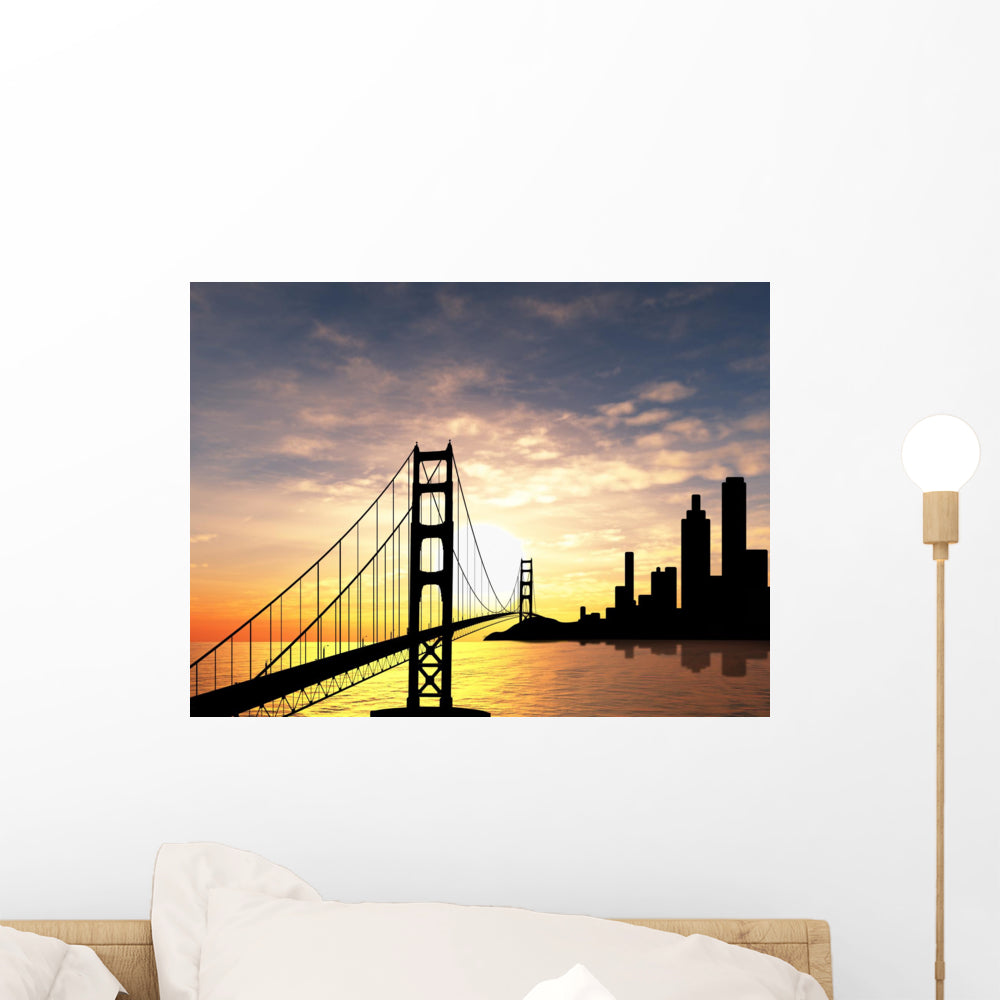 Bridge Wall Decal - WallMonkeys.com – Wallmonkeys